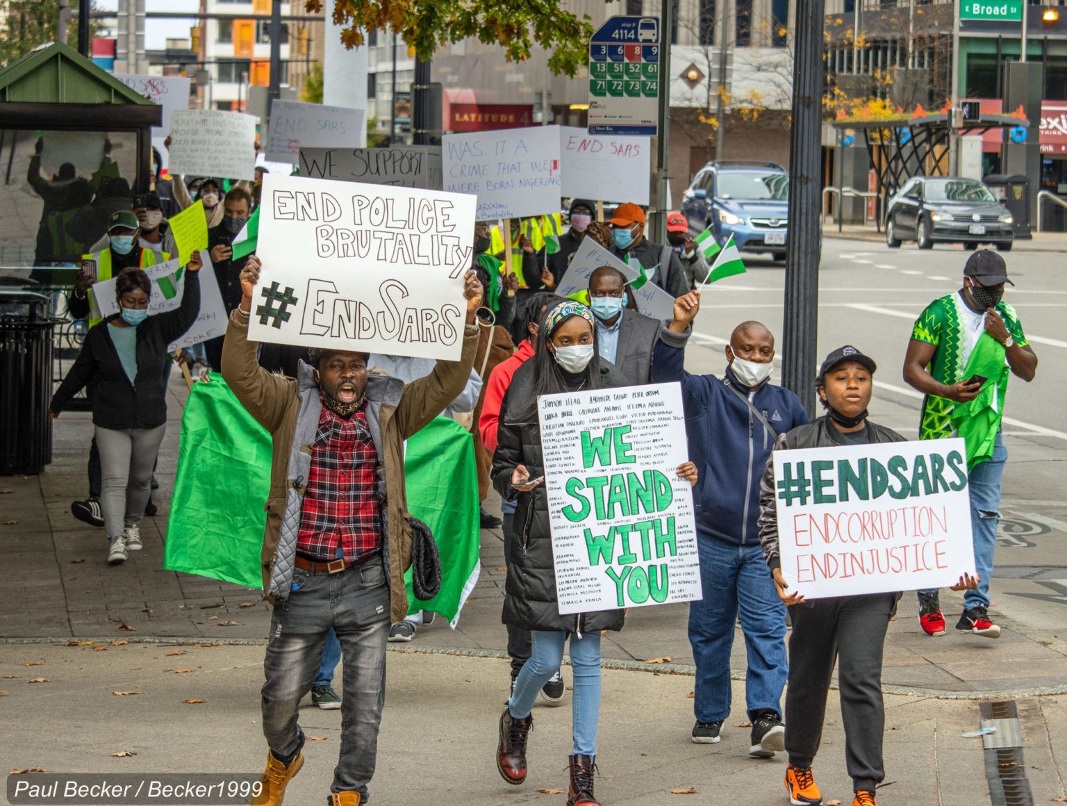#EndSARS protests against police brutality in Nigeria muster global ...
